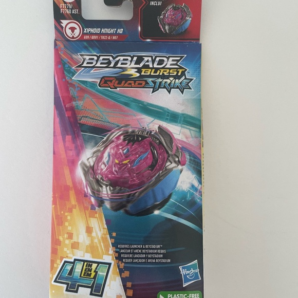 Beyblades | Toys | Beyblade Burst Quad Strike Xiphoid Knight H8 New Toy ...